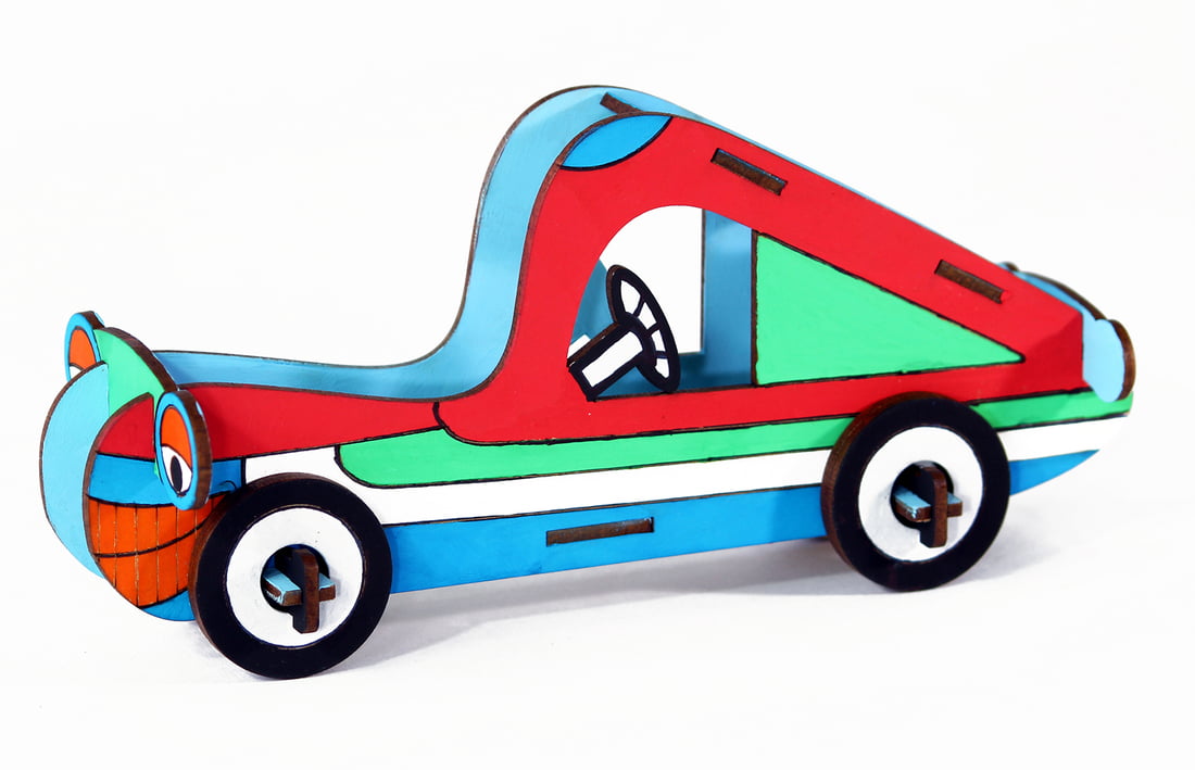 3D Coloring Model - Car