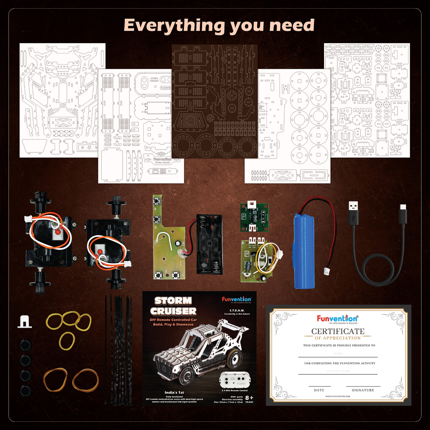 RC Car - Storm Cruiser DIY RC Car Model