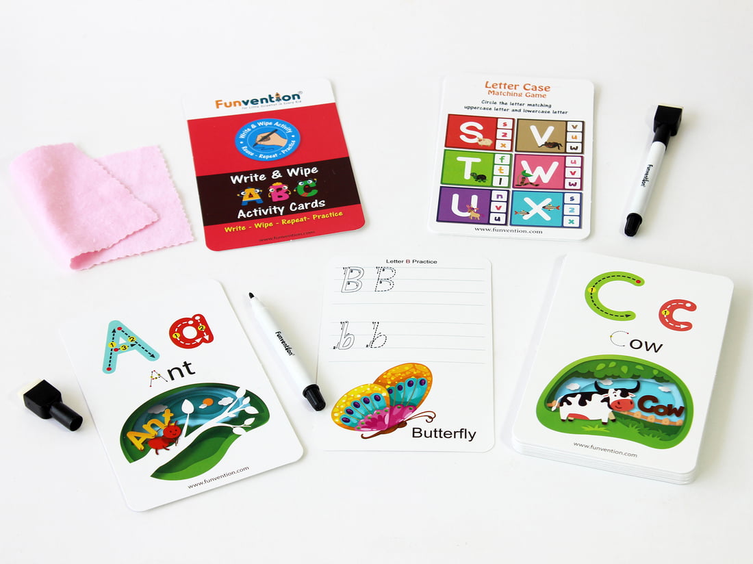 Write & Wipe Activity - ABC Alphabets