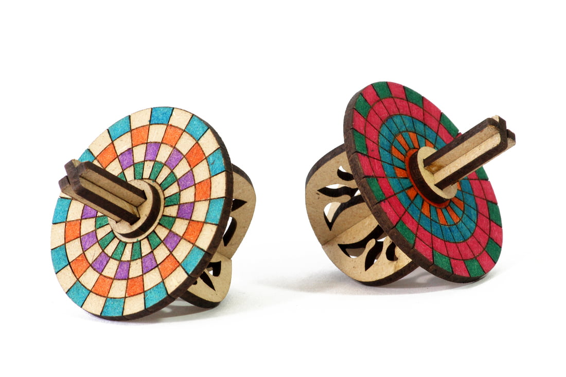 Spinning Tops (Set of 2) - Pack of 24 - Birthday Return Gift Party Pack